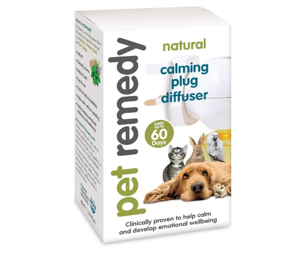 Pet Remedy Calming Plug-in Diffuser for Dogs - Natural Anxiety Support ...